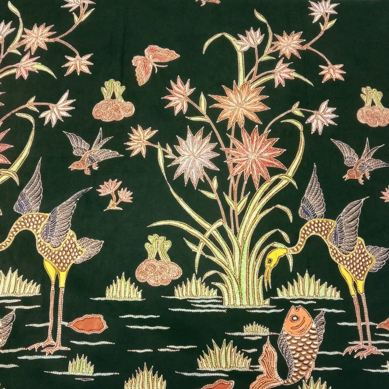 Batik Bogor Motif Talas Bangau – Handayani Geulis Batik Bogor