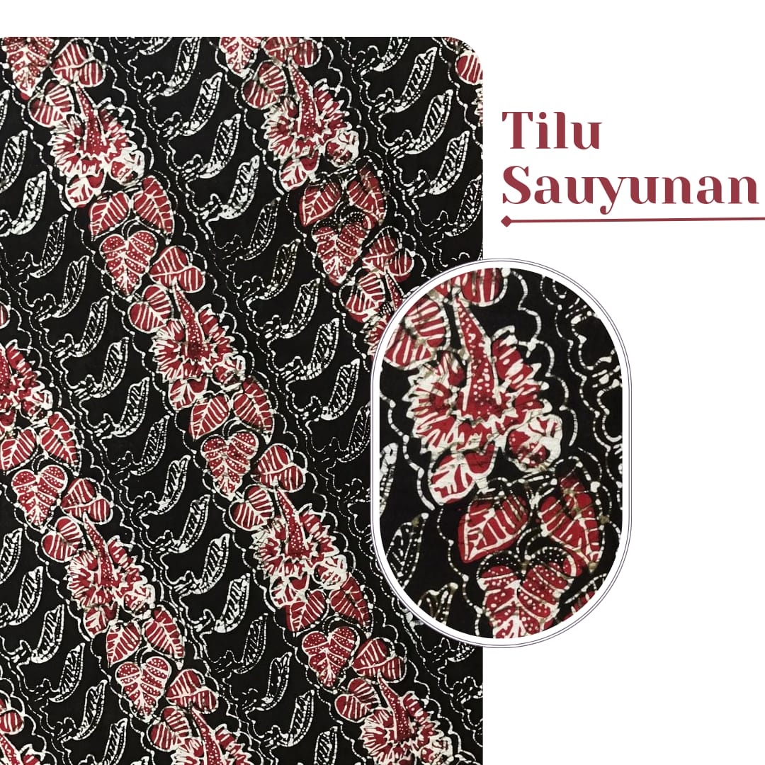 Batik Bogor Motif Tilu Sauyunan II - Katun – Handayani Geulis Batik Bogor